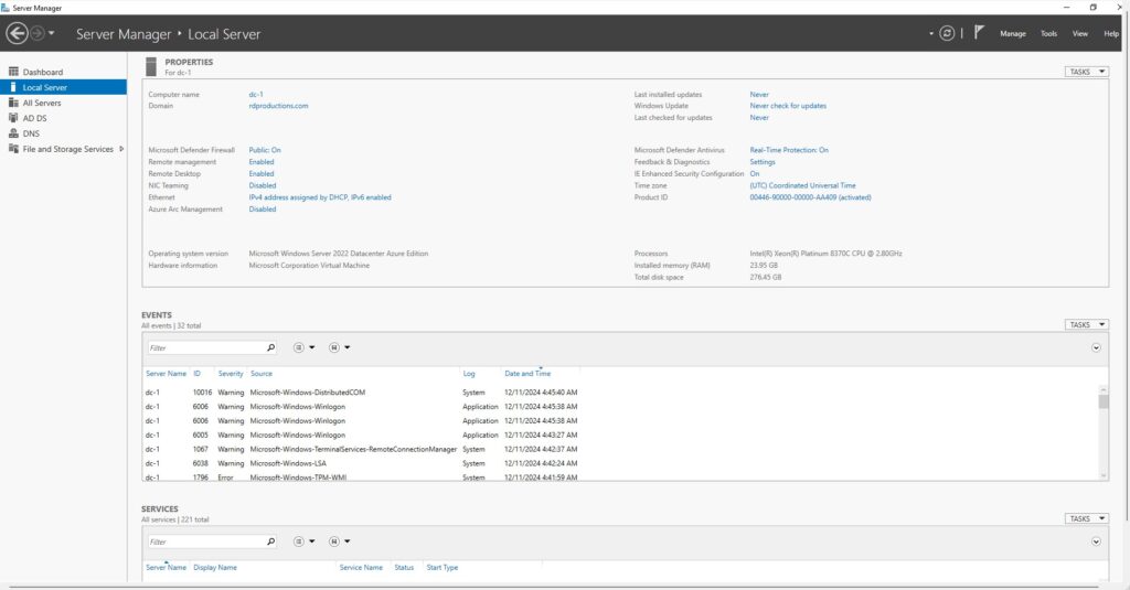 Azure AD Domain Controller and Client – HBTECHSOLUTIONS